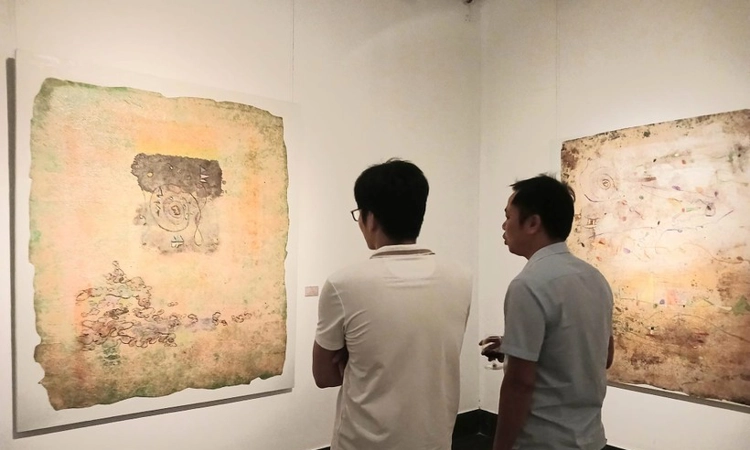 Hanoi artist capitalizes on traditional H\'Mong paper