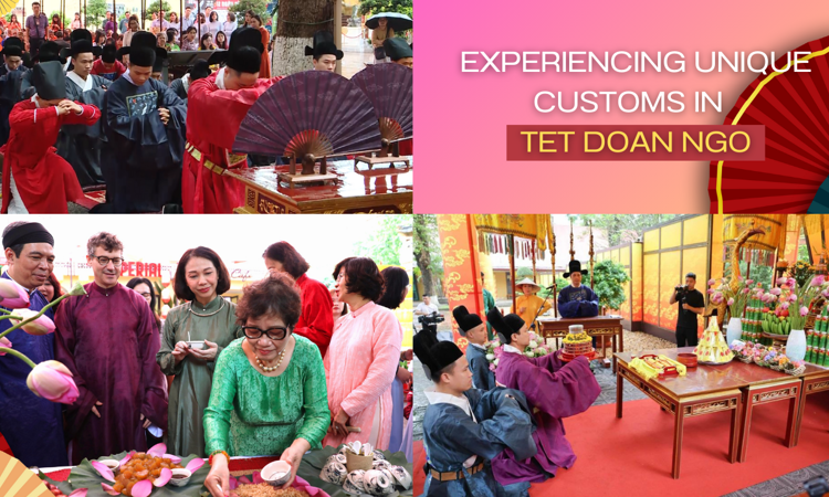 Experiencing unique customs in Tet Doan Ngo